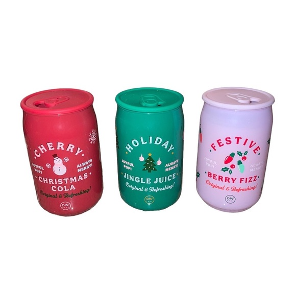 DW Home | Holiday | Dw Home Christmas Soda Pop Candles Set Of Three ...